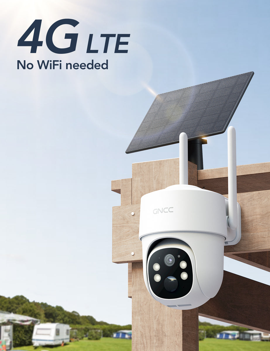 Telecamera di sicurezza esterna wireless cellulare GNCC W3 4G LTE – GNCC EU